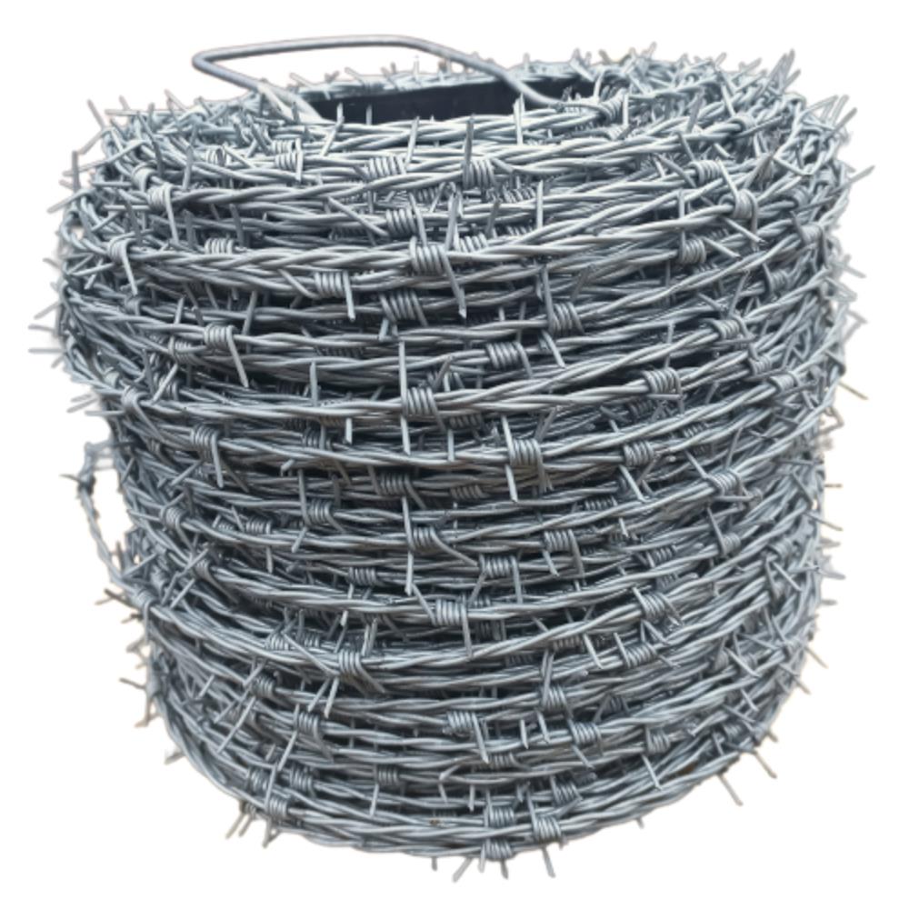 1.6mm High Tensile Galvanised Barbed Wire 200m Coil - Fencing | Green-tech