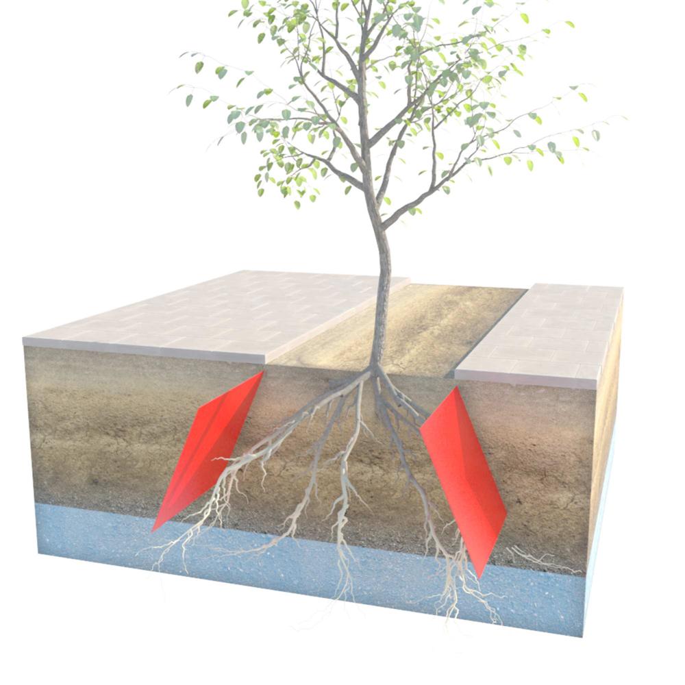 Root Barrier 260 Permeable - Tree Pit Root Barriers | Green-tech
